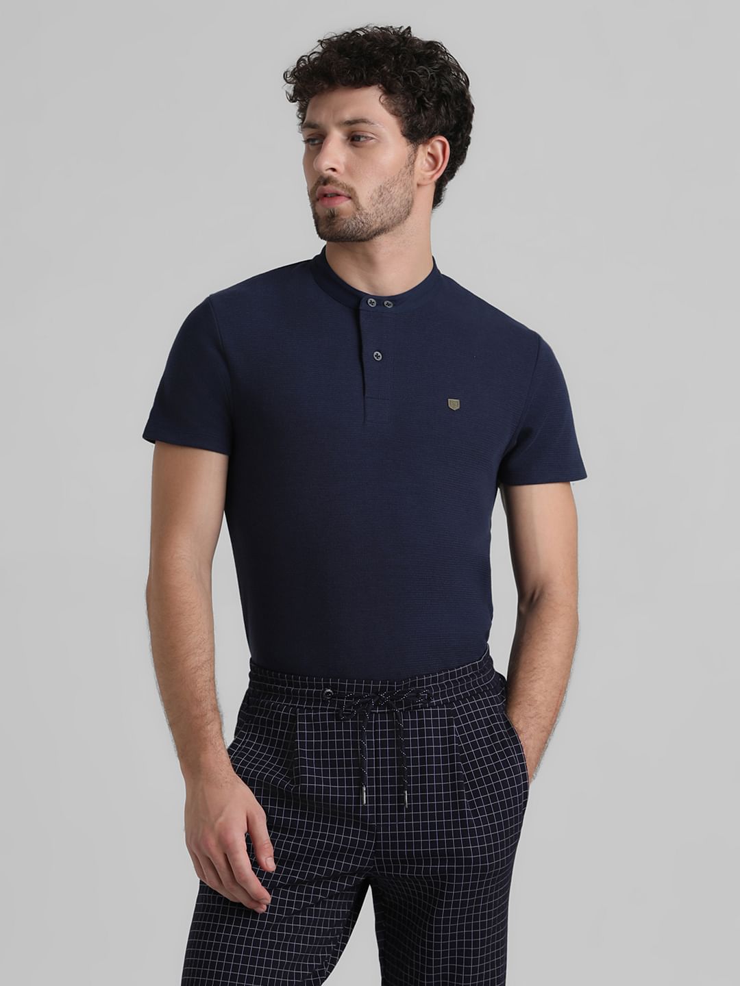 Buy Henley T-shirts for Men Online In India | JACK&JONES