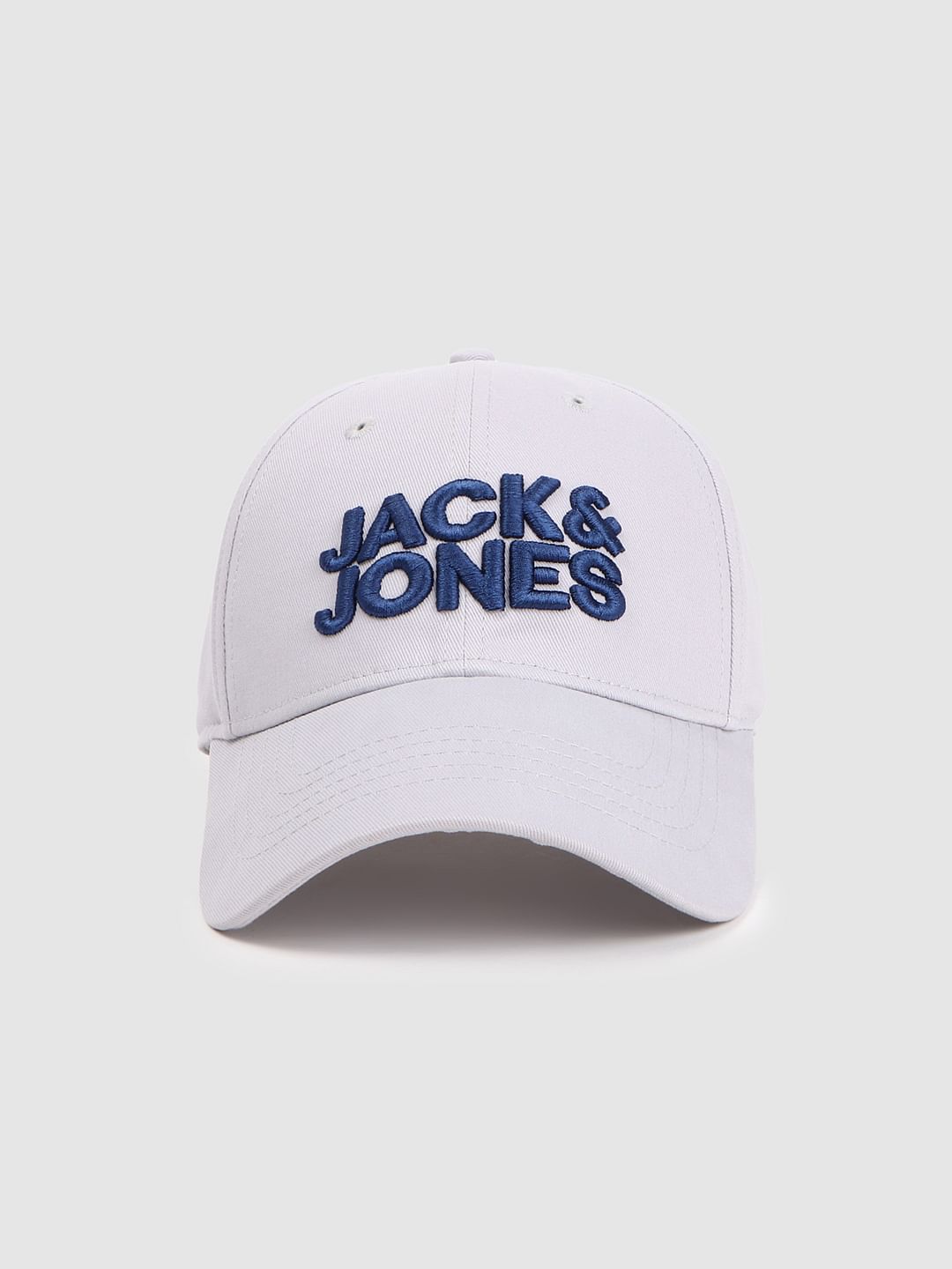 Buy Men Grey Logo Print Baseball Cap Online