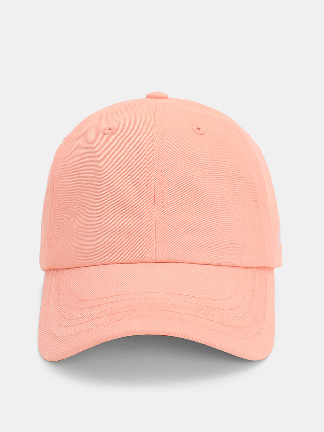 Light Peach Cotton Baseball Cap