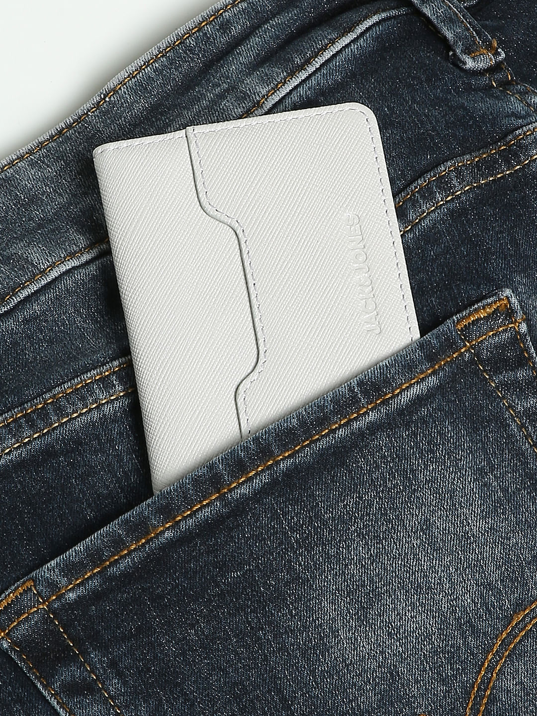 Grey Premium Leather Card Holder
