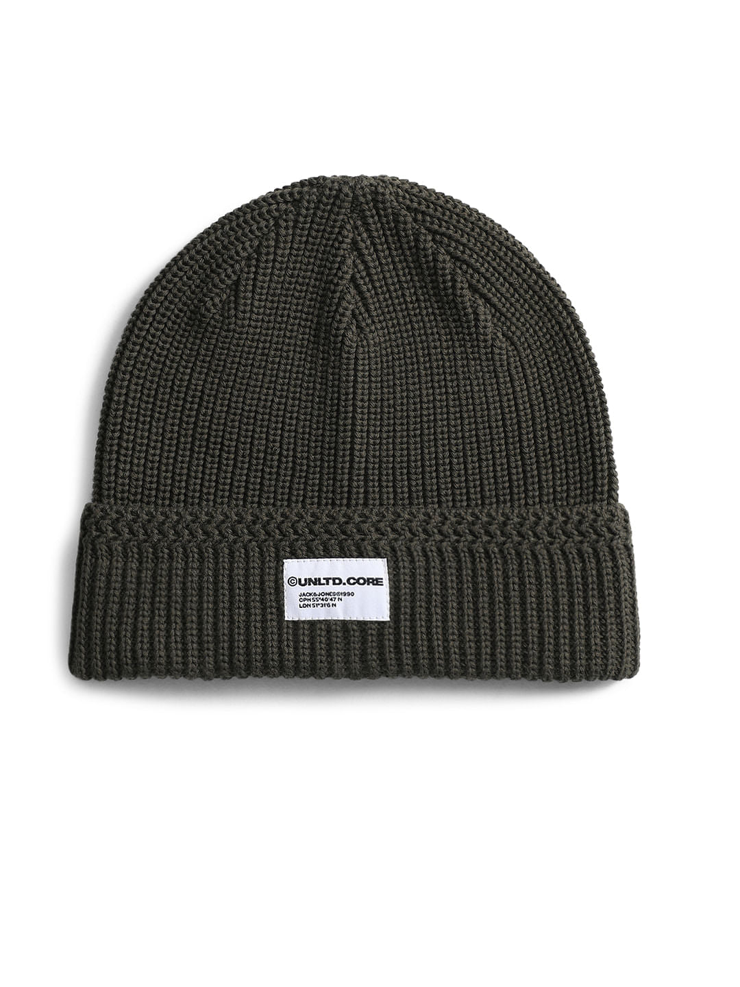 Dark Green Organic Cotton Beanie