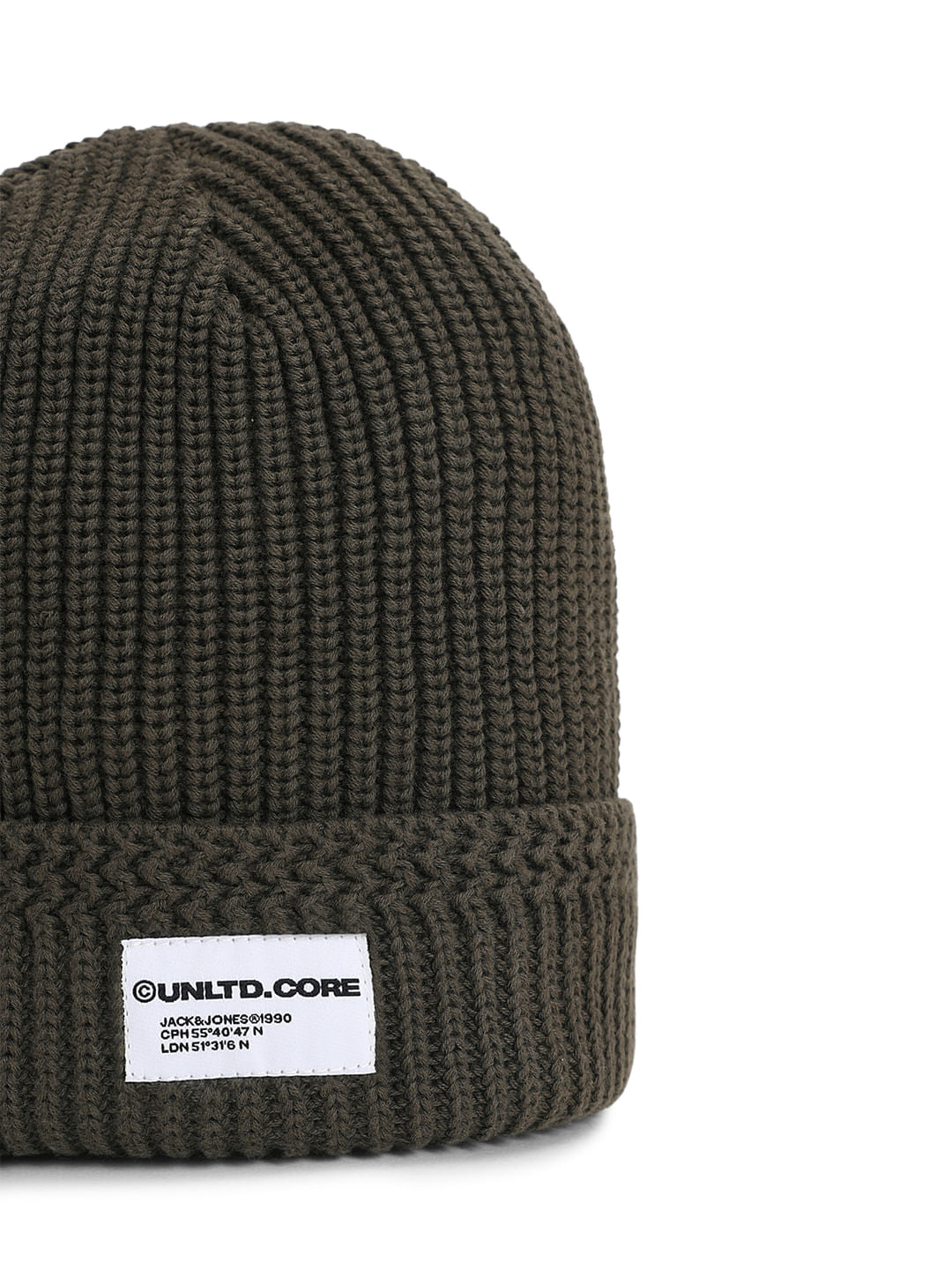 Dark Green Organic Cotton Beanie